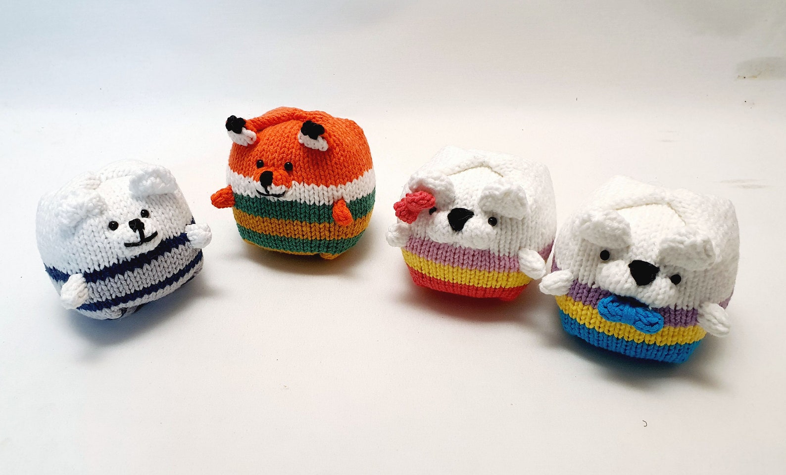 Square Animals KNITTING PATTERN : Pattern PDF Instant Download ...