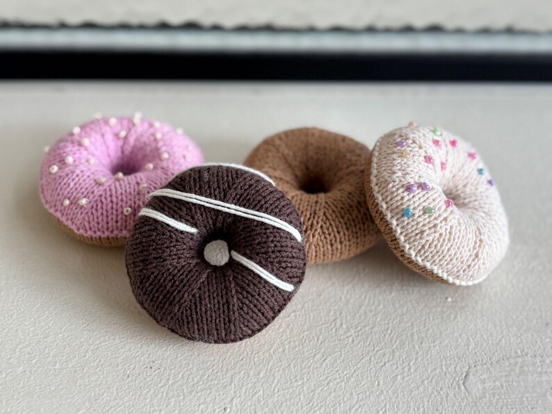 Knit_donuts KNITTING PATTERN : Pattern PDF Instant Download - English ...