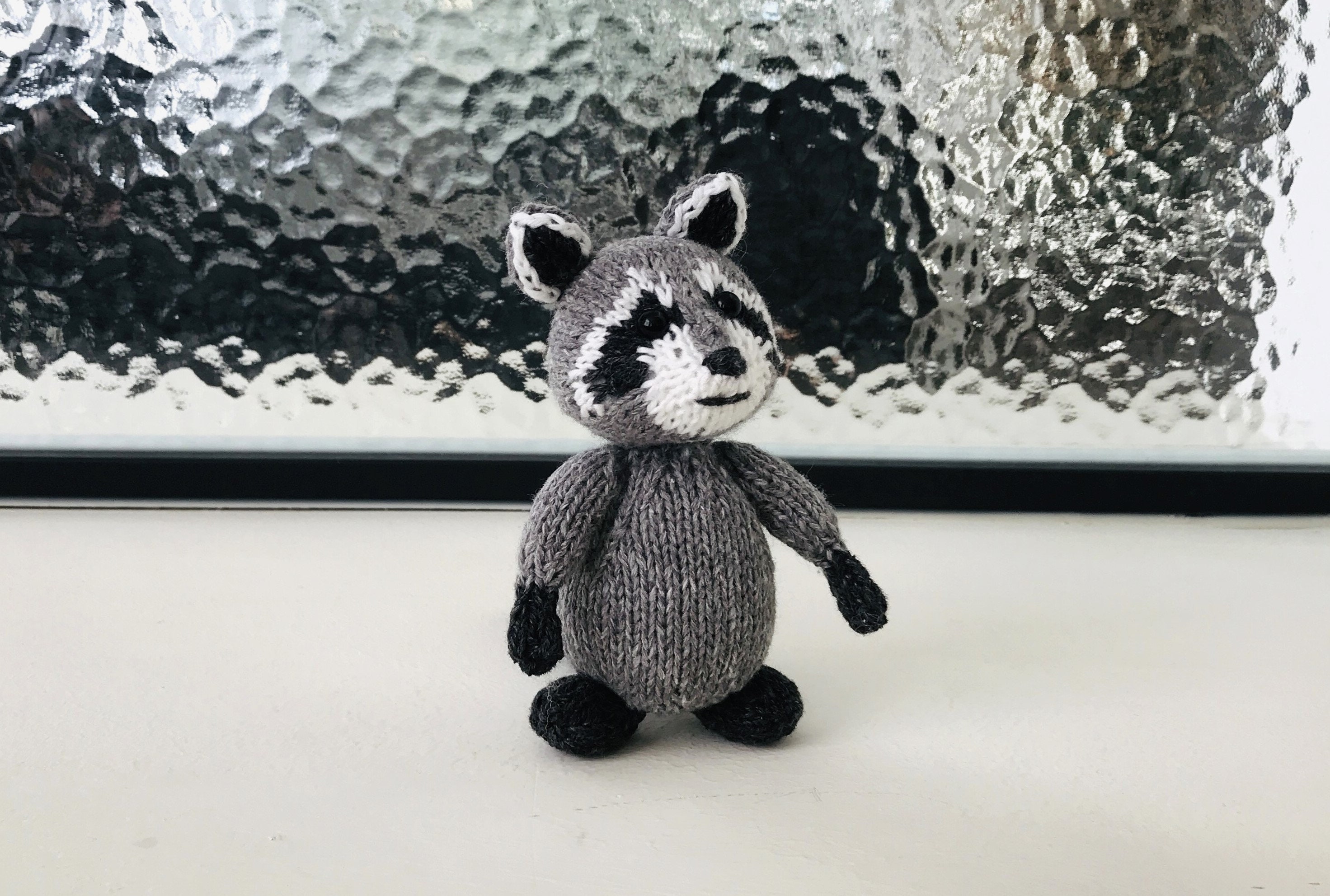 Raccoon KNITTING PATTERN : Pattern PDF Instant Download - English ...
