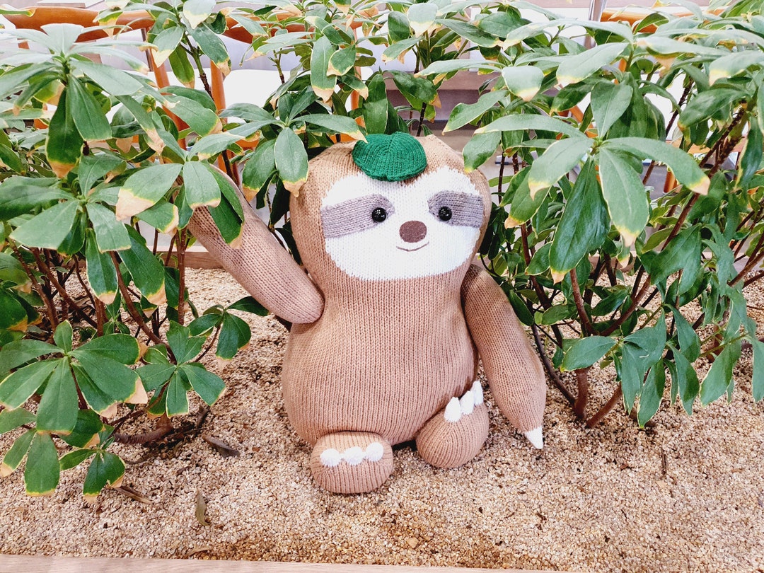 Three-toes Sloth Knitting PATTERN : Pattern PDF Instant Download ...