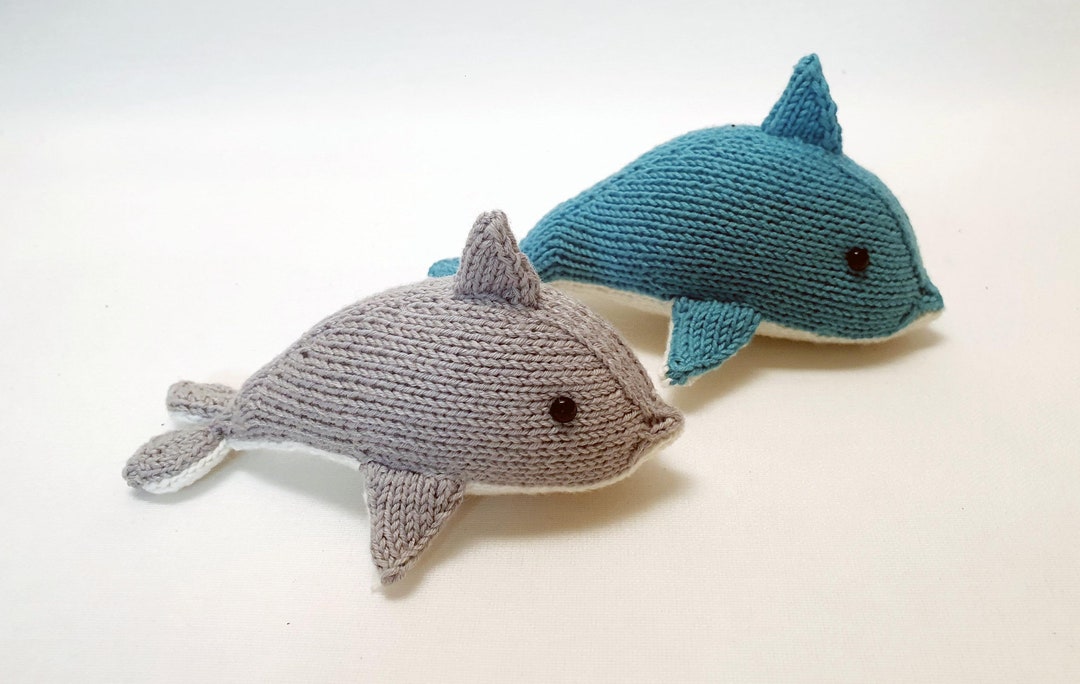 Knitting Dolphin KNITTING PATTERN : Pattern PDF Instant Download ...