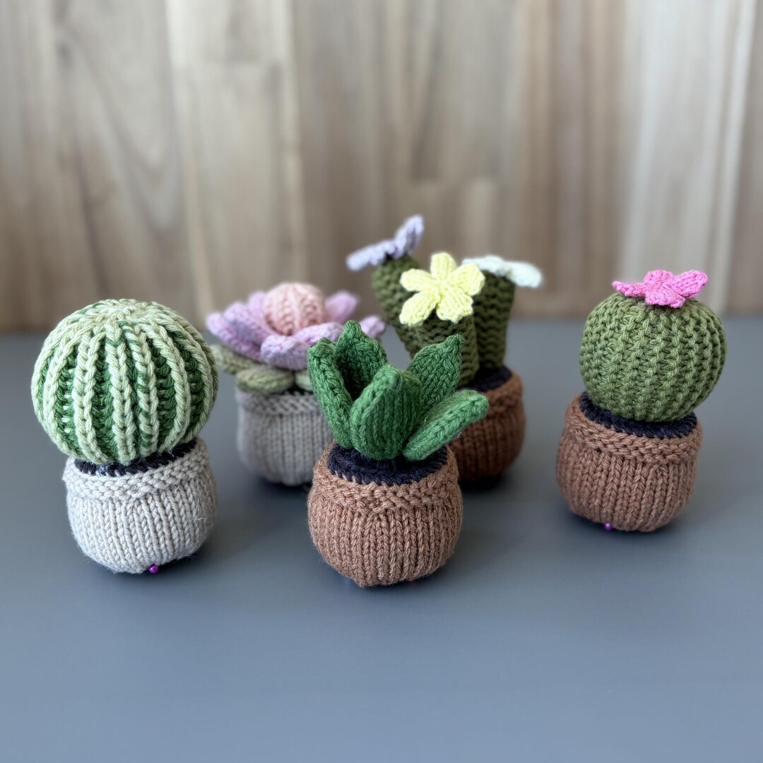 Knit Cactus KNITTING PATTERN : Pattern PDF Instant Download - English ...