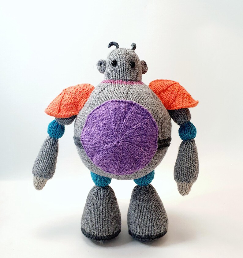 Round Robot Knitting PATTERN : Pattern PDF Instant Download English ...