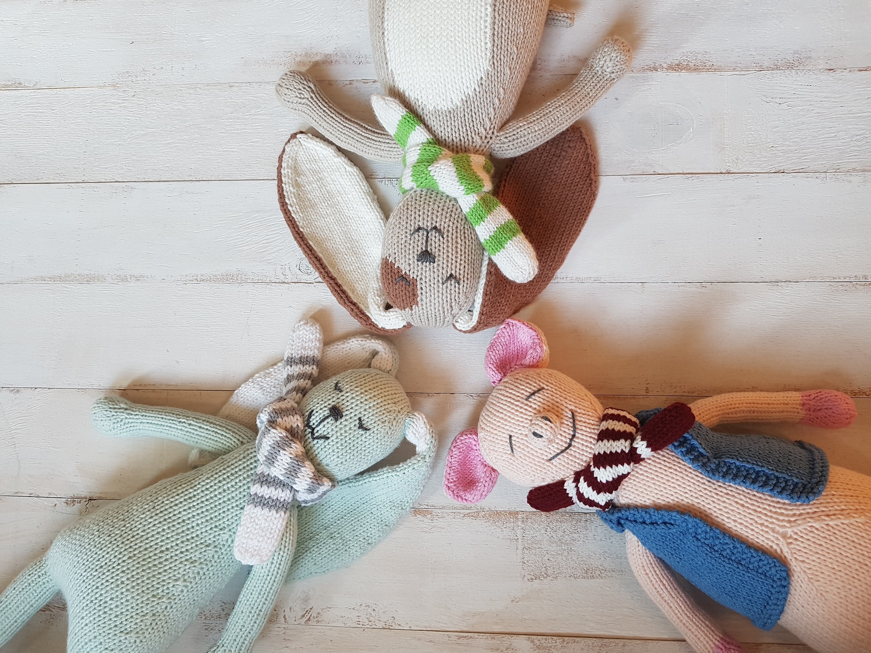 Flat Piggy Knitting PATTERN : Pattern PDF Instant Download - English ...