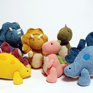 Knit_stegosaurus KNITTING PATTERN : Pattern PDF Instant Download ...