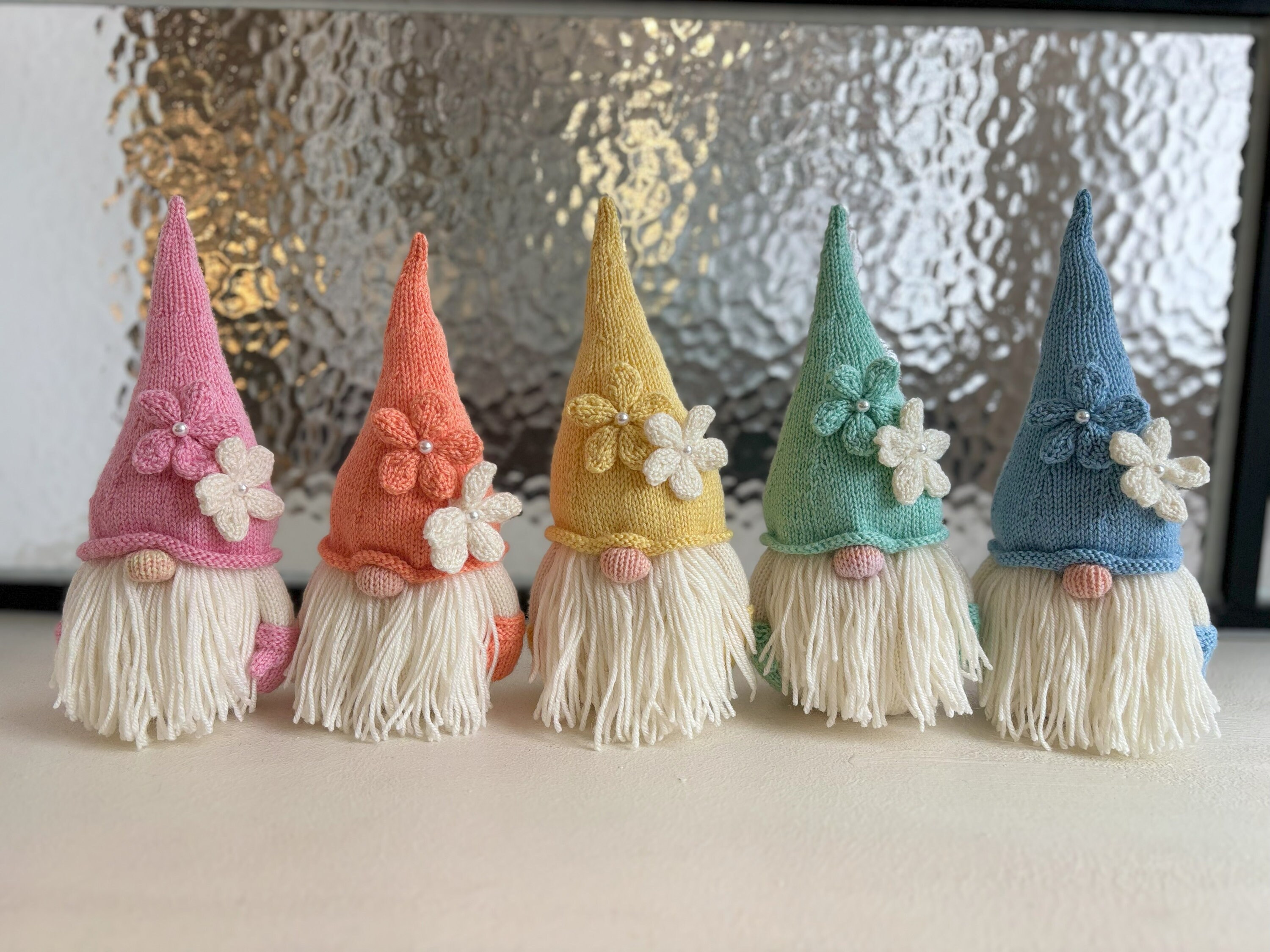 Rainbow Gnome KNITTING PATTERN : Pattern PDF Instant Download - English ...