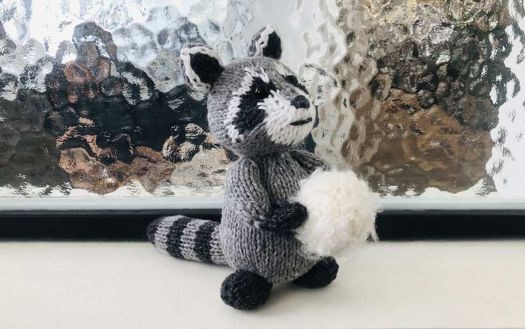 Raccoon KNITTING PATTERN : Pattern PDF Instant Download - English ...