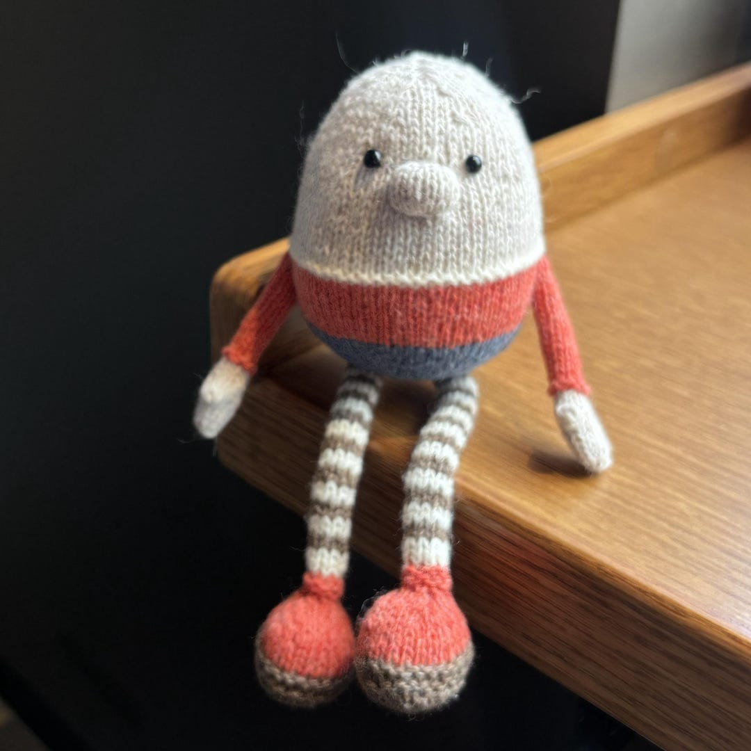 Humpty Dumpty Buddy KNITTING PATTERN : Pattern PDF Instant Download ...