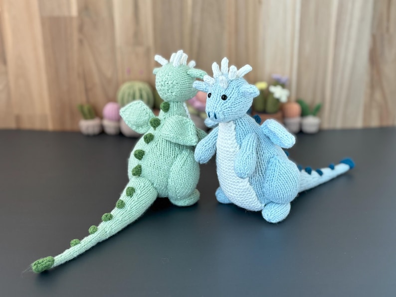 Flying Dragons KNITTING PATTERN : Pattern PDF Instant Download ...