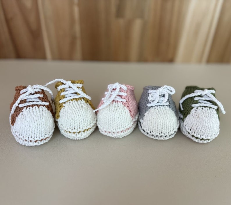 Knit Sneakers KNITTING PATTERN : Pattern PDF Instant Download - English ...