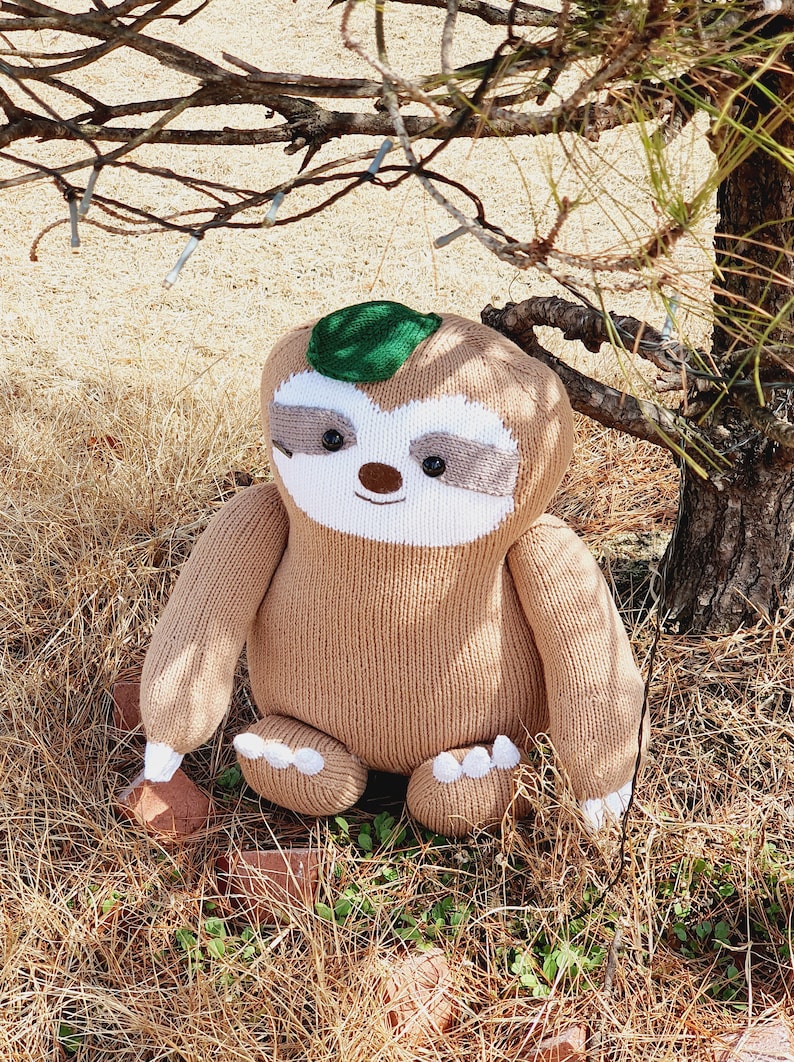 Three-toes Sloth Knitting PATTERN : Pattern PDF Instant - Etsy