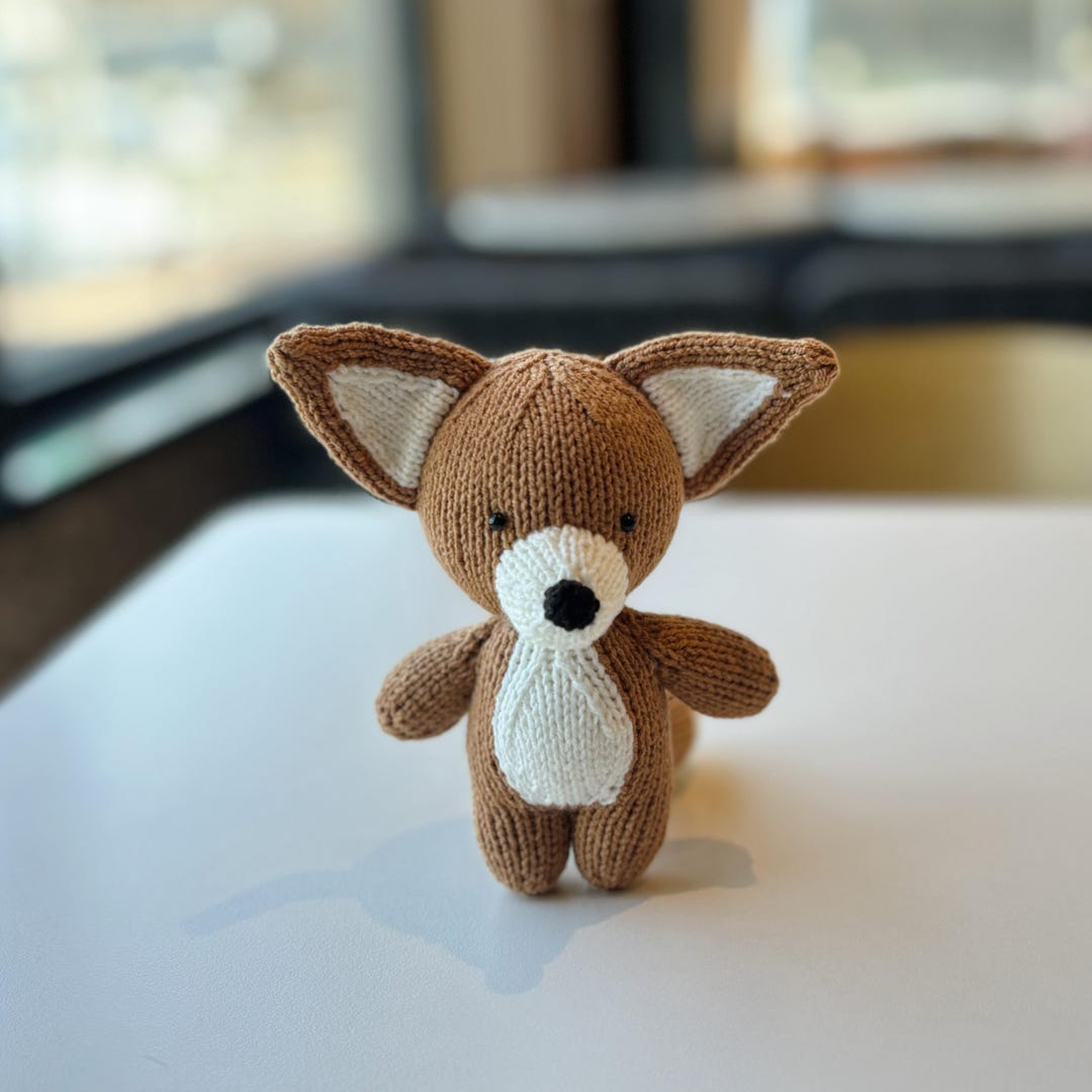 Fennec Fox KNITTING PATTERN : Pattern PDF Instant Download (english) - Etsy