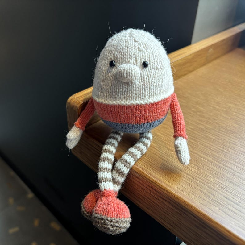 Humpty Dumpty Buddy KNITTING PATTERN : Pattern PDF Instant Download ...