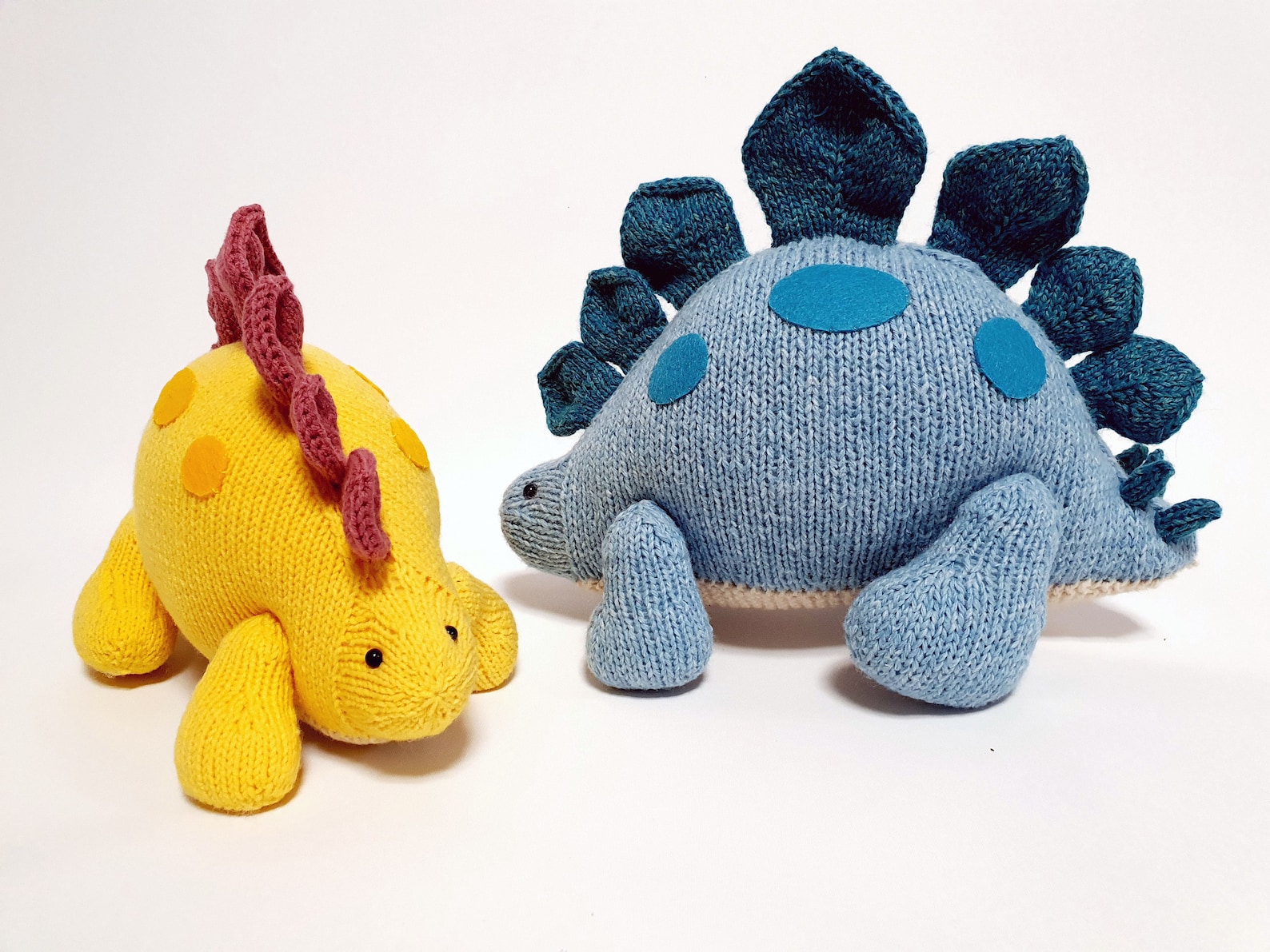 Knit_stegosaurus KNITTING PATTERN : Pattern PDF Instant Download ...
