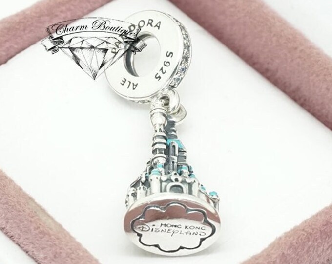 Pandora Disneyland Park Hong Kong Castle Pendant Charm, China Holiday ...