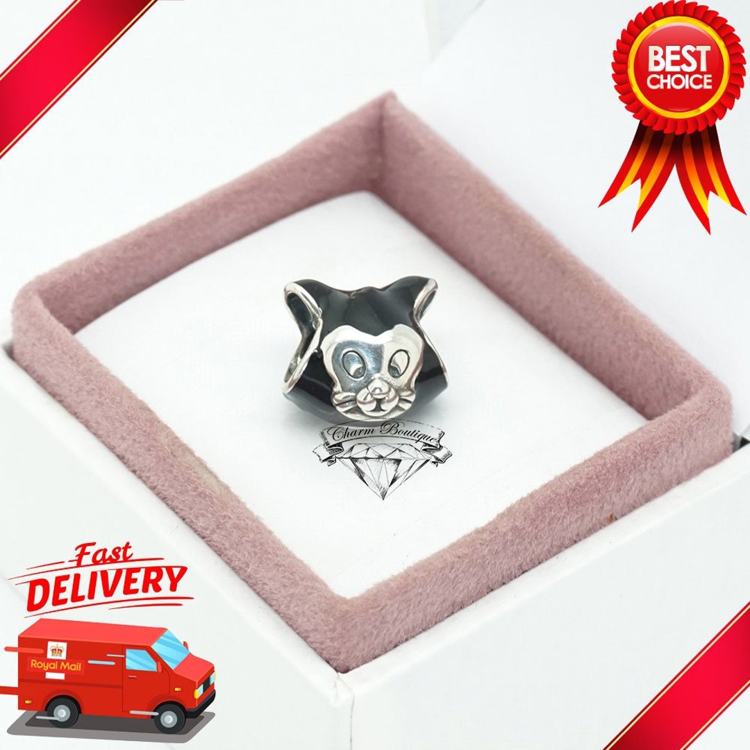 Pandora, Disney Figaro Charm Pinocchio, Black Cat, Bracelet Charm ...