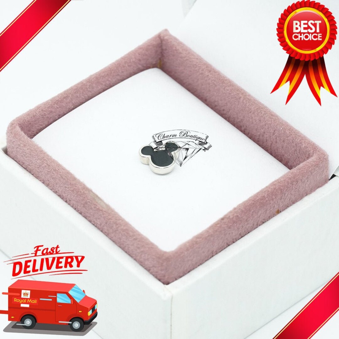 Pandora Disney Mickey Icon Petite 796344EN16 - Etsy España