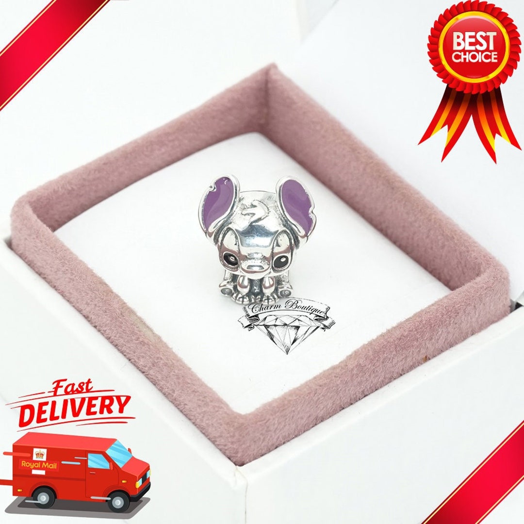 Pandora, Disney Lilo & Stitch, Ohana Bracelet Charm, Purple 798844C01 ...