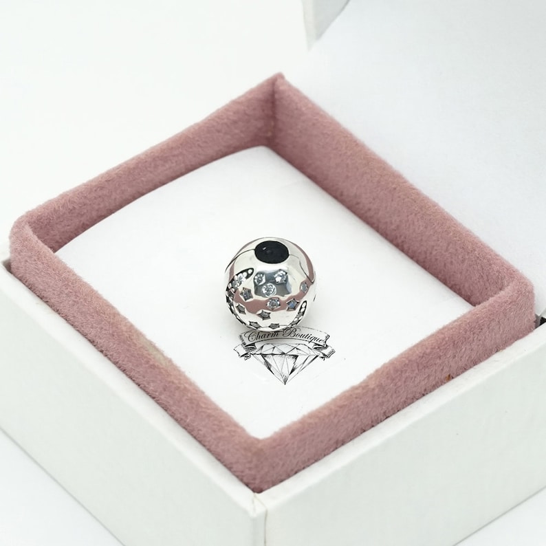Pandora, Sparkling Moon & Star Clip, Sky, Bracelet Charm 791386CZ - Etsy