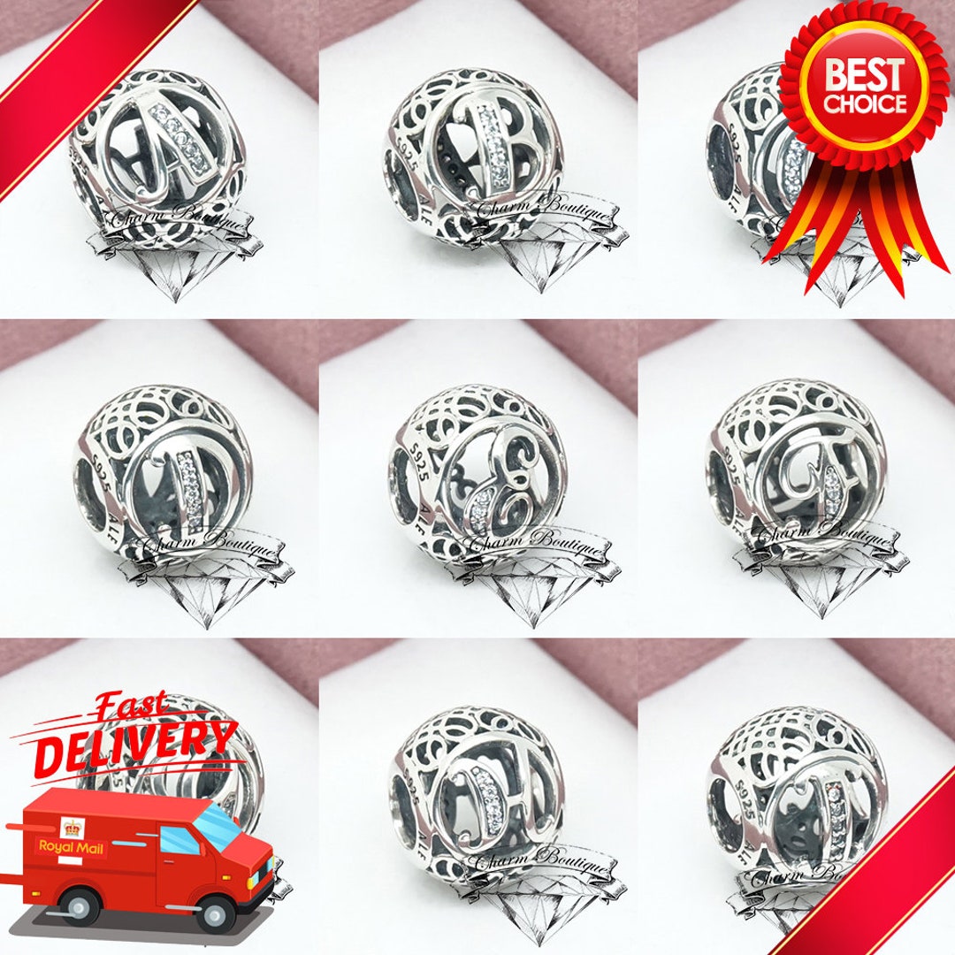 Pandora, Alphabet Letter A-Z, Vintage Initial, Bracelet Charm, - "your ...