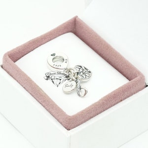 Pandora Family Tree, Infinity Love Pendant Charm, Heart 792201C01 - Etsy
