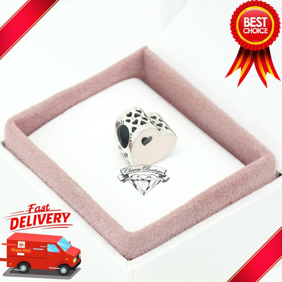 Pandora Pink Heart, Love, Family, Bracelet Charm 791812EN40 - Etsy