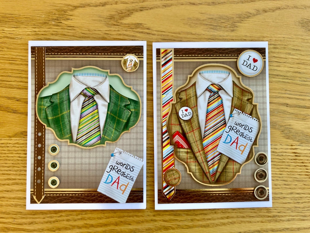 Shirt and Tie Fathers Day Card, Dad Birthday Card, Card for Dad ...