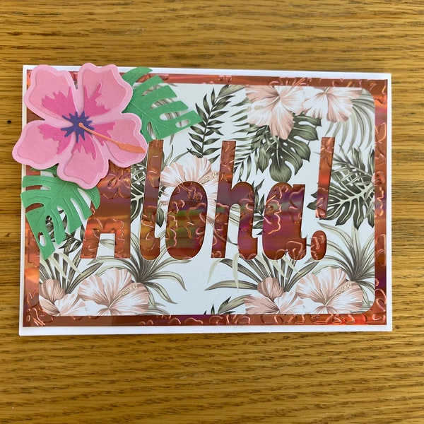 Hawaiian Card - Etsy