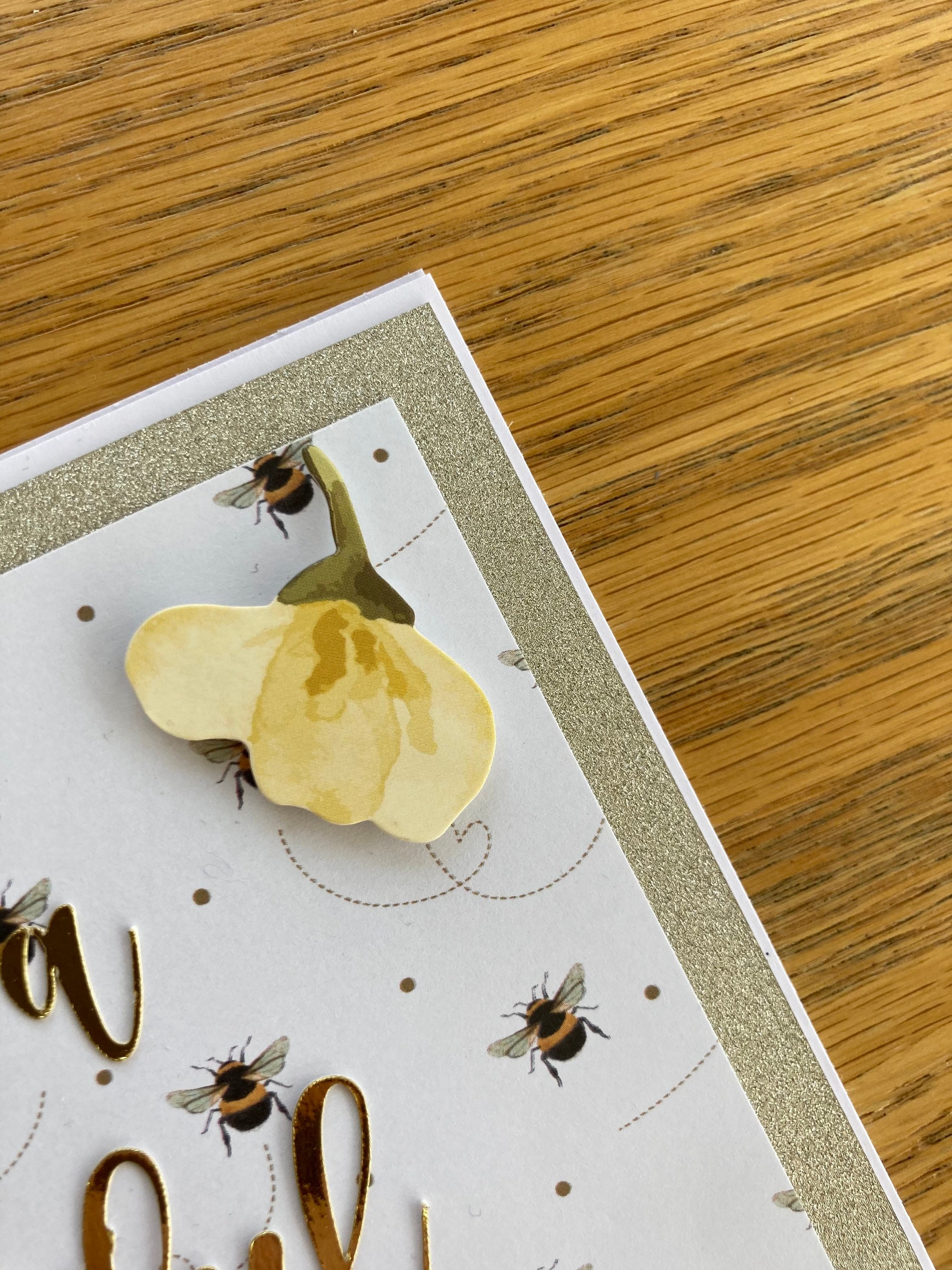 Handmade Bee Birthday Card Handmade Have a Bee-utiful Day - Etsy