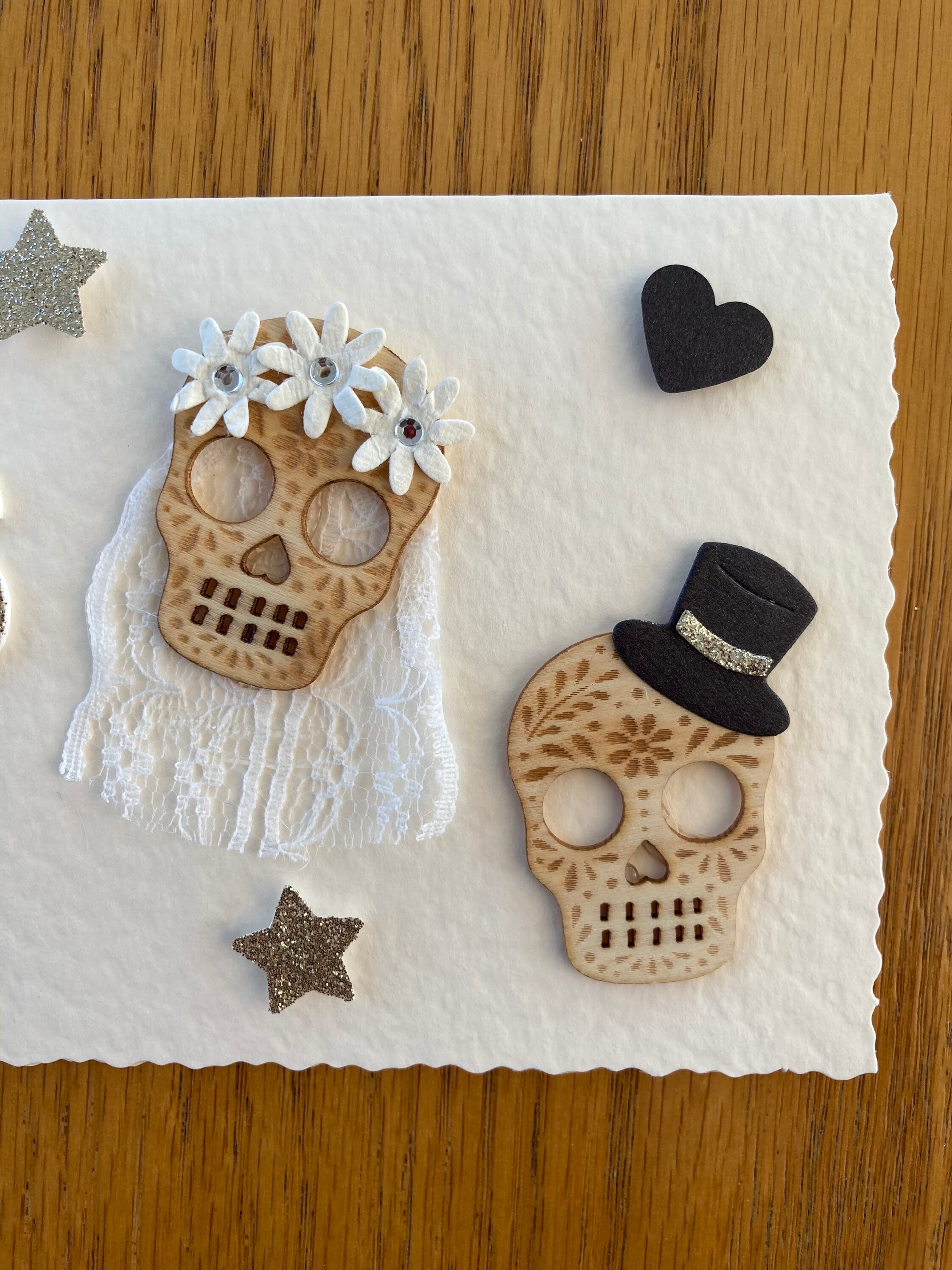 Handmade Sugar Skull Wedding Money/ Voucher Wallet - Etsy UK