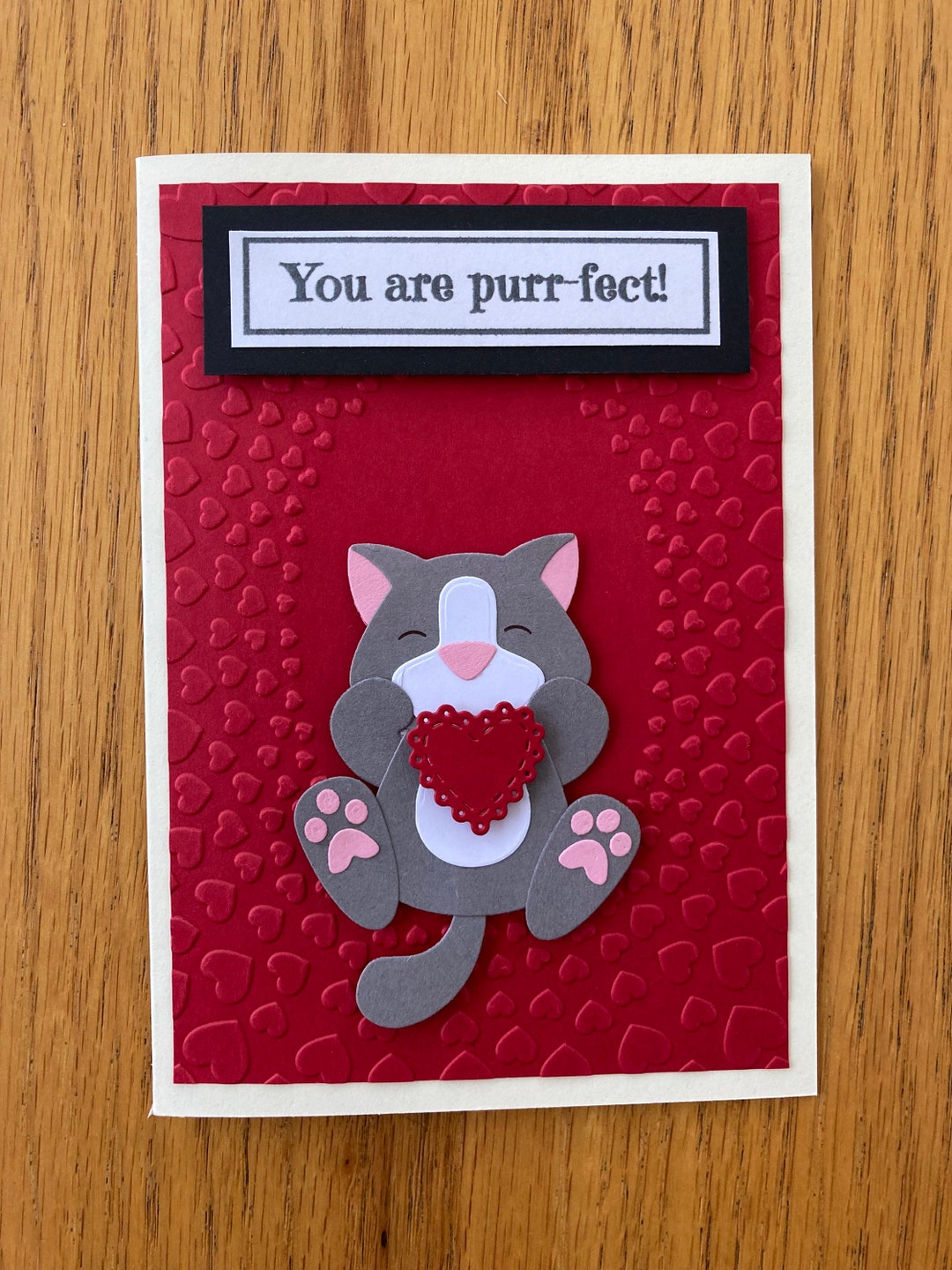 Cat Valentines Card, Anniversary Card, Wedding Card, I Love You Card ...