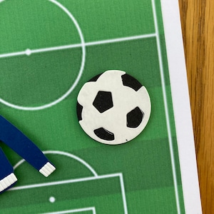 Cute Football Father’s Day Card, Handmade, Top Dad Card, Football ...