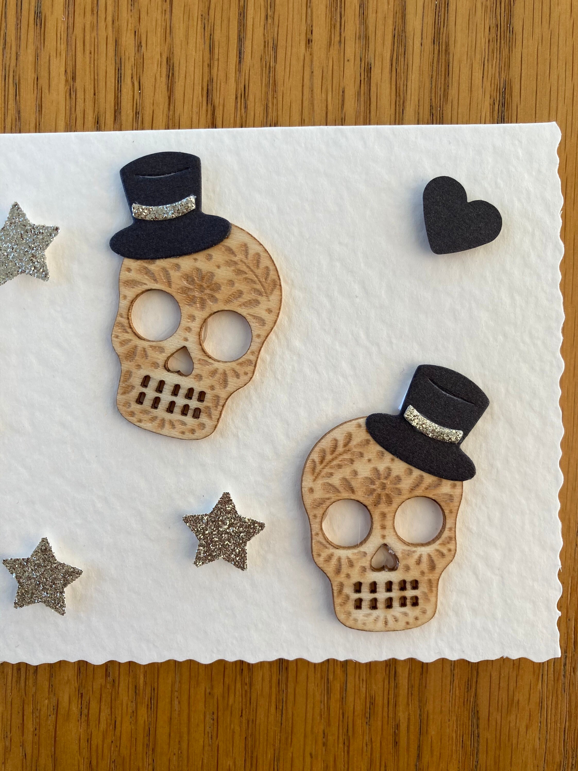 Handmade Sugar Skull Wedding Money/ Voucher Wallet - Etsy UK