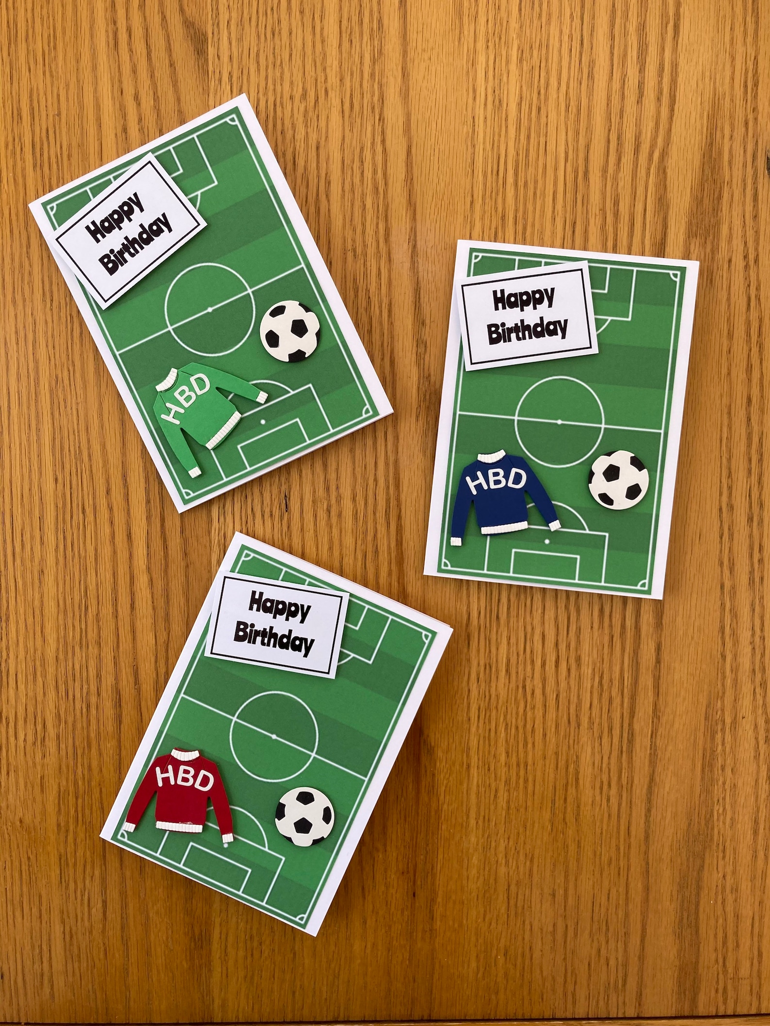Handmade happy Birthday Football Jersey Card Handmade - Etsy