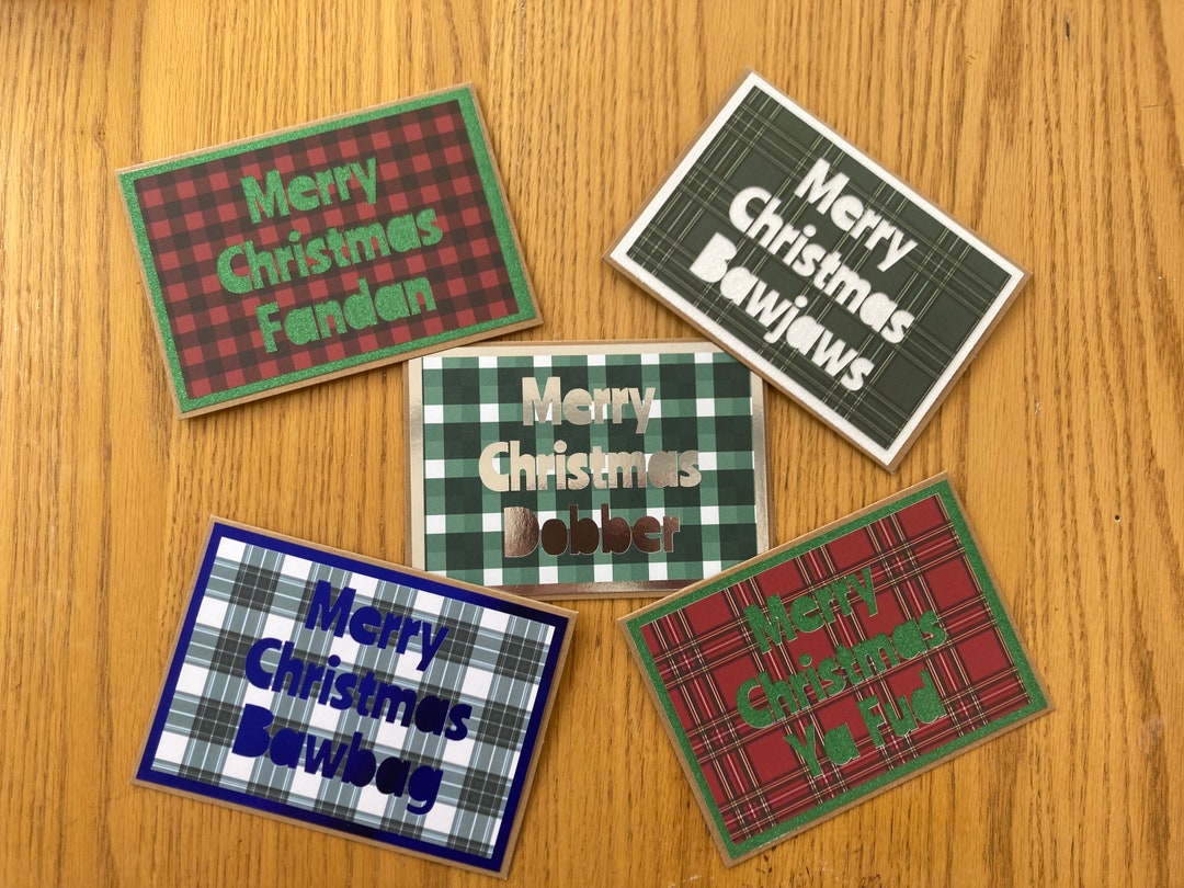 Scottish Insults Christmas Cards, Pack, Swear, Funny, Rude, Scottish ...