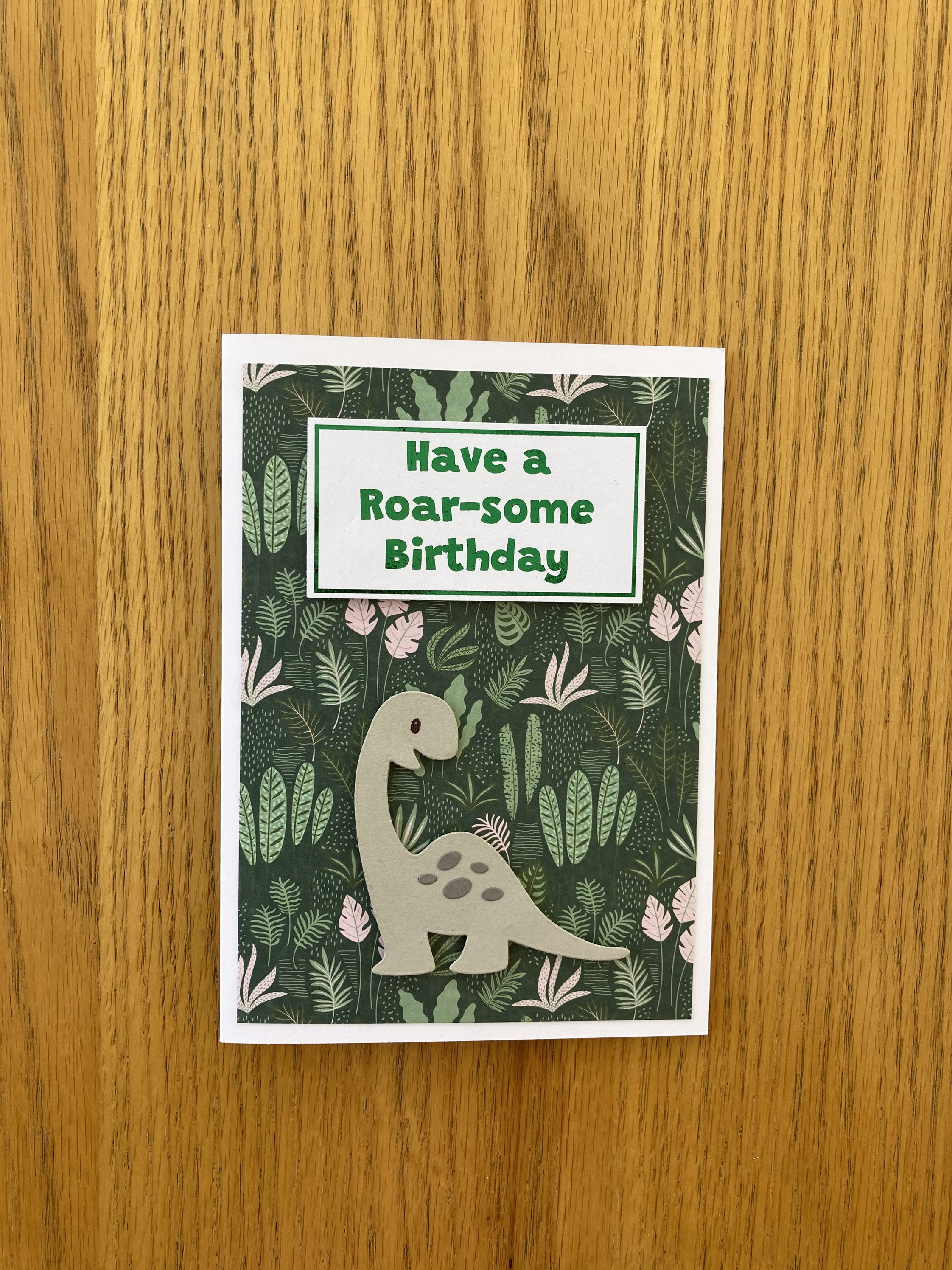 Handmade Dinosaur Birthday Card Handmade Dinosaur have a - Etsy