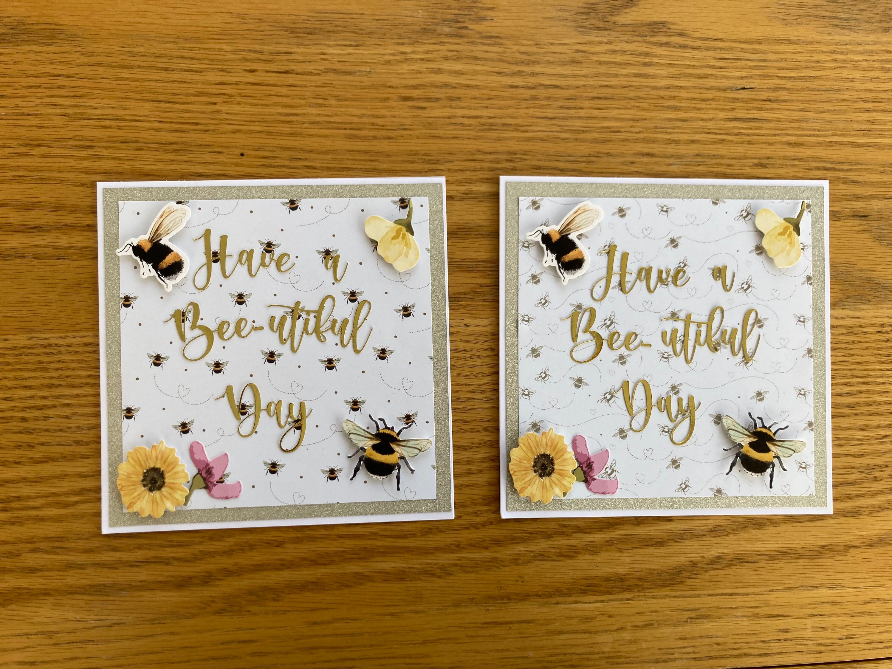 Handmade Bee Birthday Card Handmade Have a Bee-utiful Day - Etsy