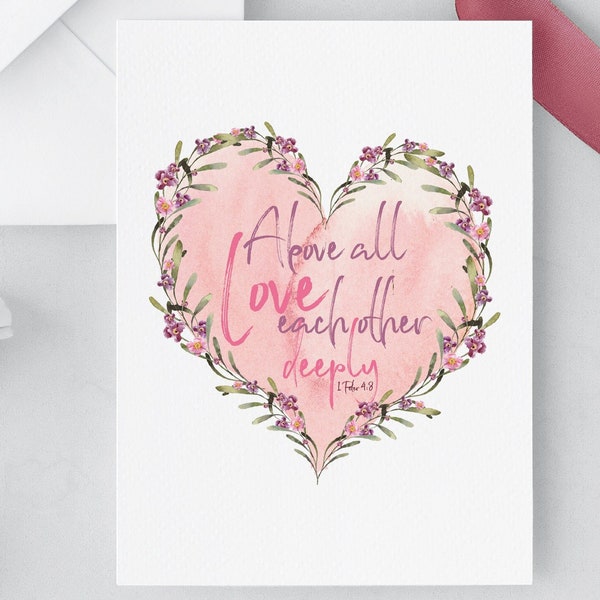 Christian Valentine Cards - Etsy