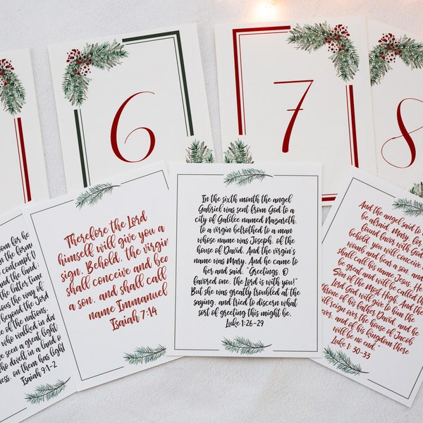 Christian Advent Calendar - Etsy