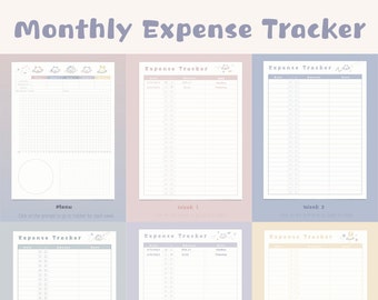 Undated Simple Cute Digital Planner Goodnotes Planner - Etsy
