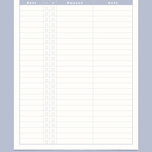 Cute Expense Tracker. Digital Expense Tracker, Monthly Expense Tracker ...