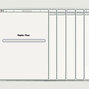Cute Digital Notebook, 5 Subject Colored Digital Notebook, Goodnotes ...