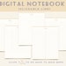 Cute Digital Notebook 5 Subject Digital Notebook Goodnotes - Etsy