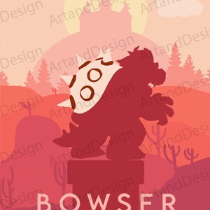Promo 6 Artworks Mario, Luigi, Yoshi, Bowser, Peach and Toad ...