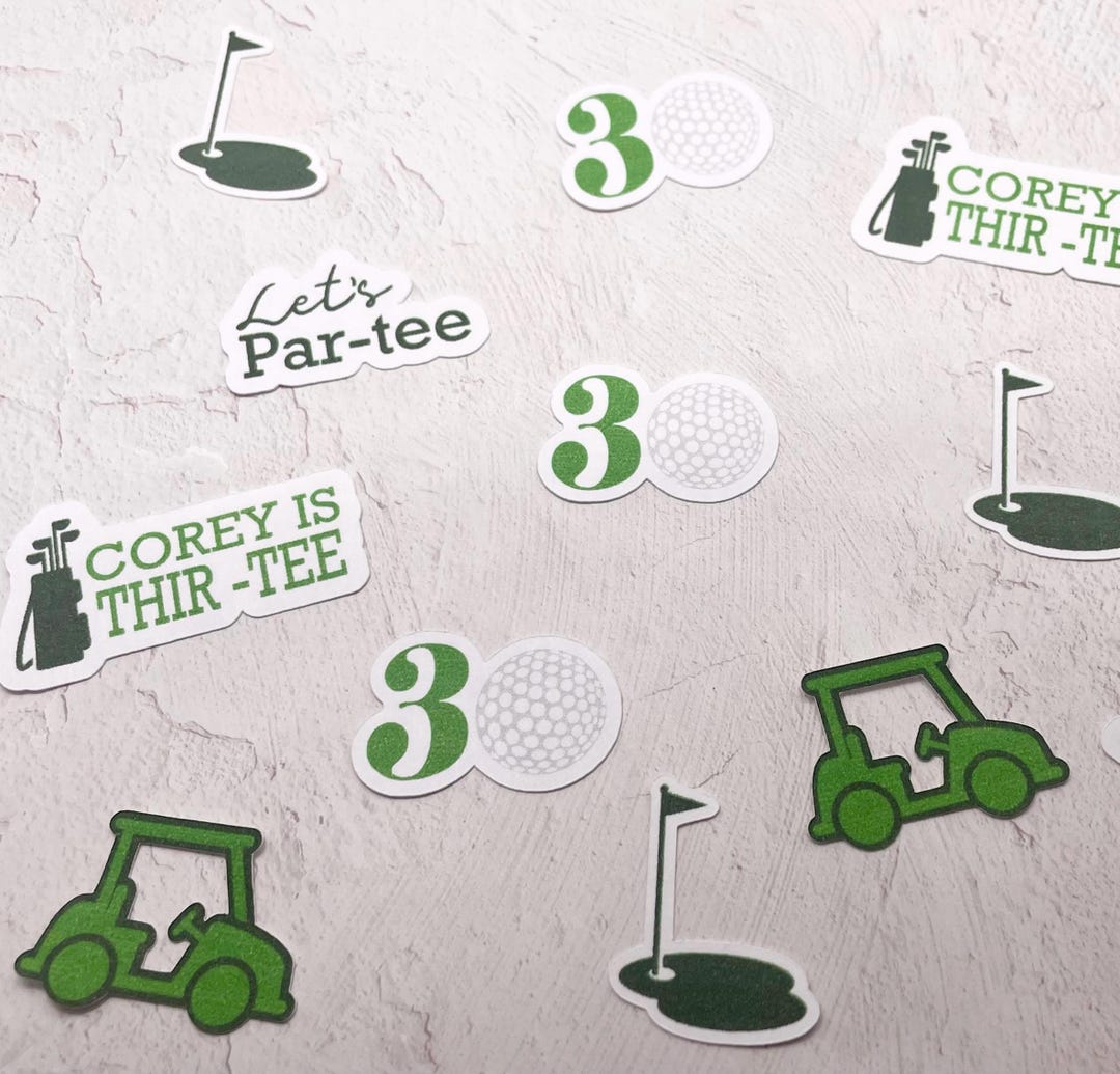 Golf Party, Par-tee, Hole in One, Personalized Confetti, Bachelor Party ...