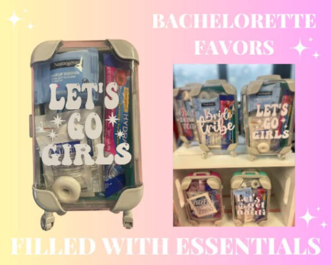 BACHELORETTE PARTY Mini Suitcase 21st, Dirty Thirty, Bridesmaids Gifts ...