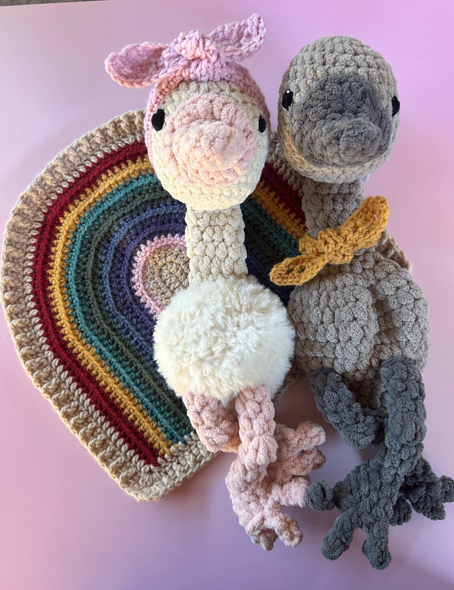 Emu Crochet Pattern: Low Sew Amigurumi Lovey (PDF Pattern) - Etsy
