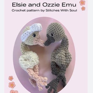 Emu Crochet Pattern: Low Sew Amigurumi Lovey (PDF Pattern) - Etsy