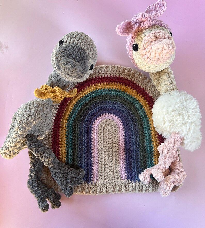 Emu Crochet Pattern: Low Sew Amigurumi Lovey (PDF Pattern) - Etsy