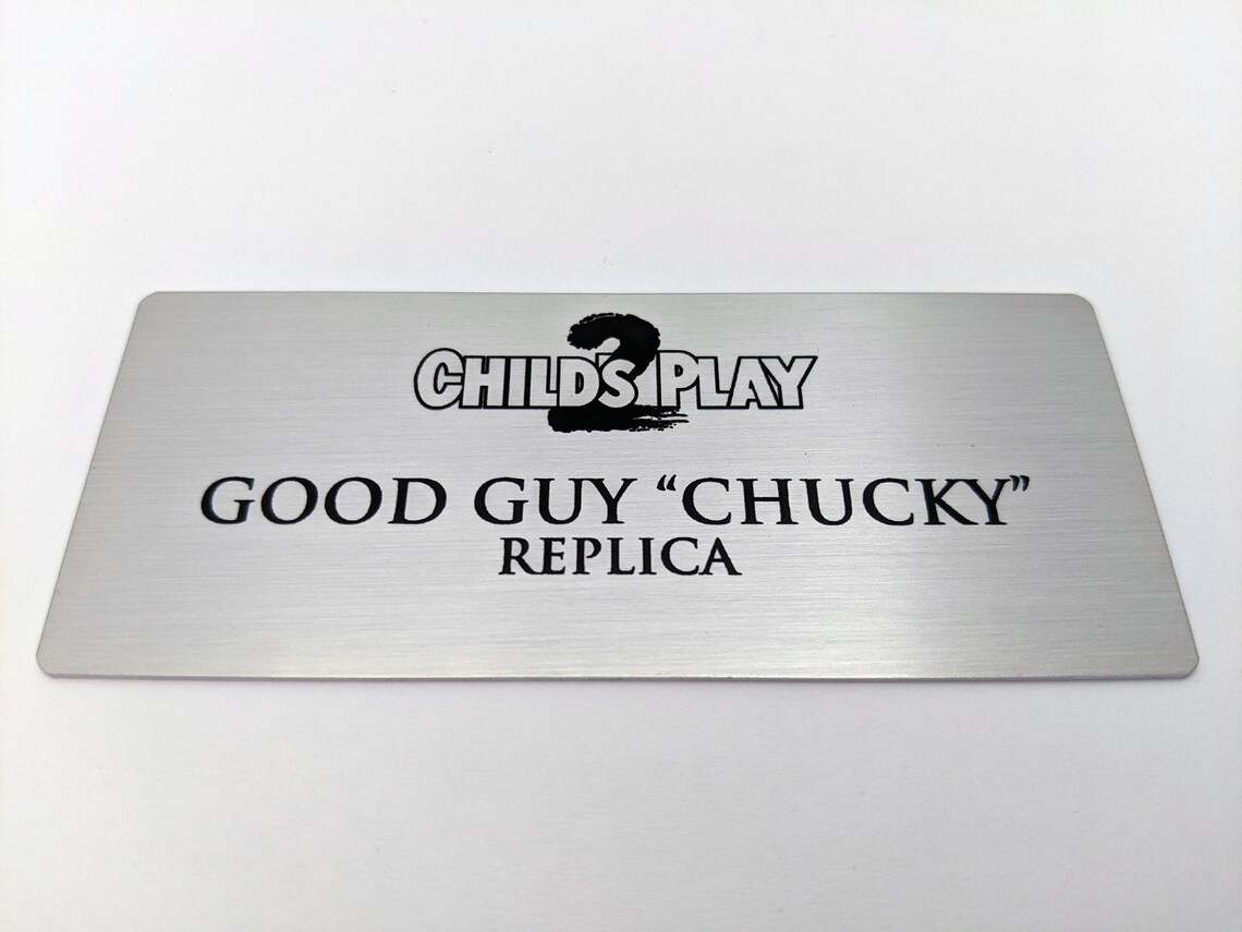 Horror Movie Custom Metal Plaque for Props | Etsy